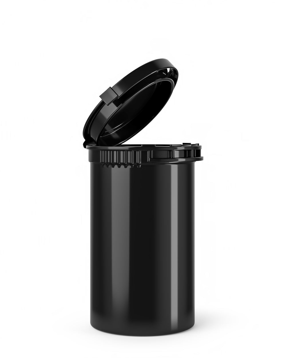 Child Resistant & Tamper Evident Plastic Pop Top Containers