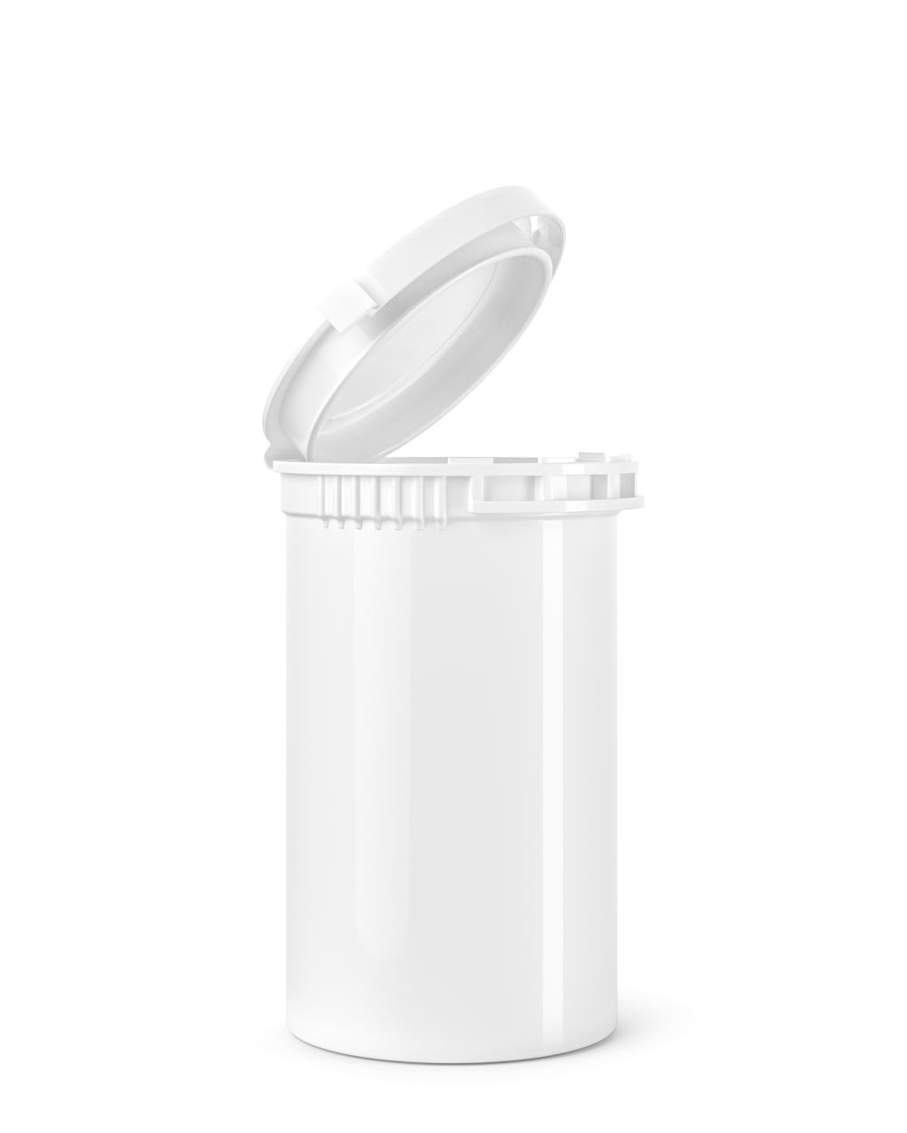 Child Resistant & Tamper Evident Plastic Pop Top Containers